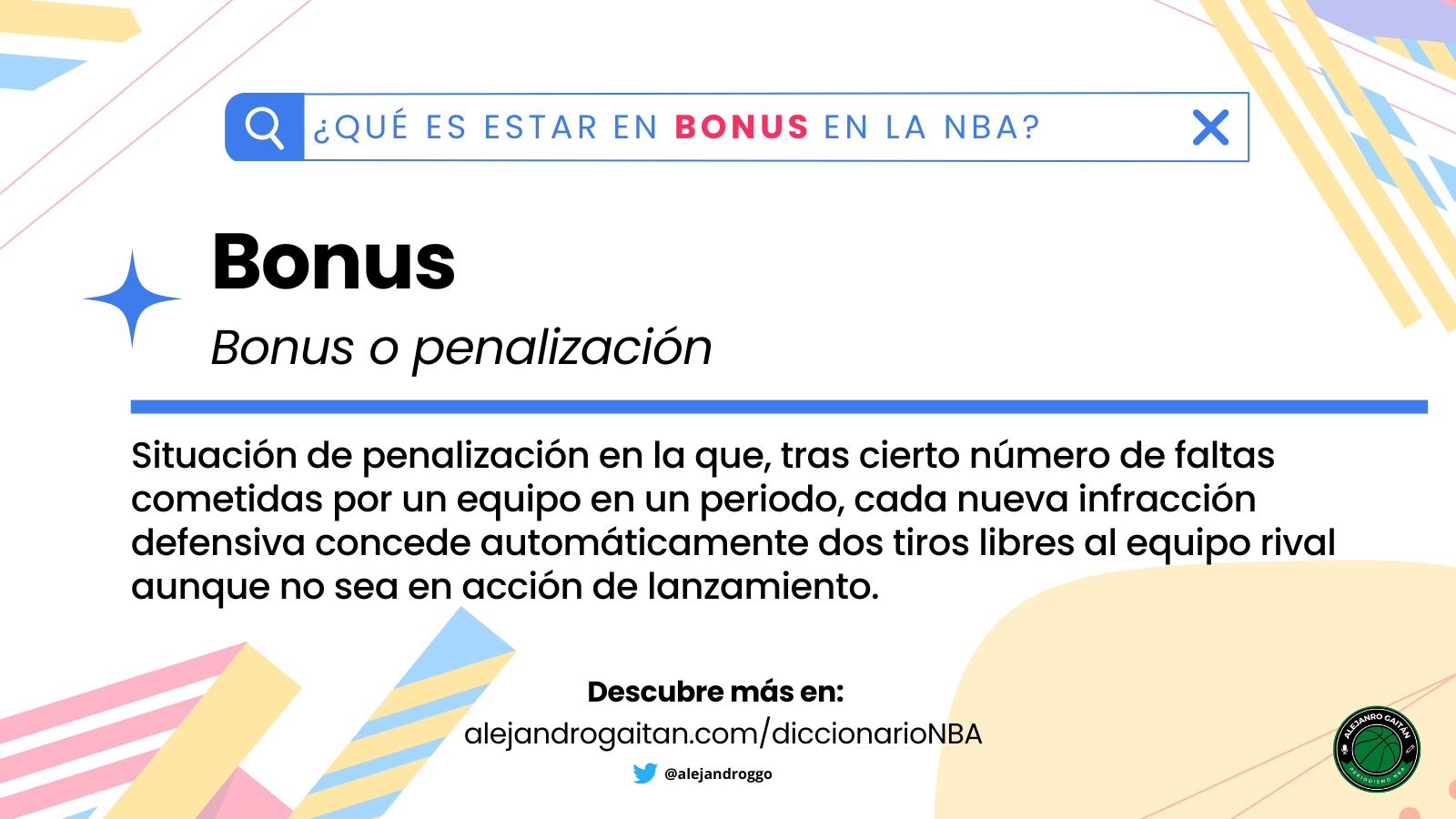 ¿Qué significa estar en bonus en la NBA? — Diccionario NBA