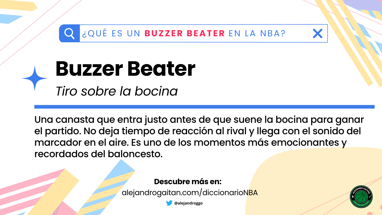 ¿Qué es un buzzer beater? — Diccionario NBA