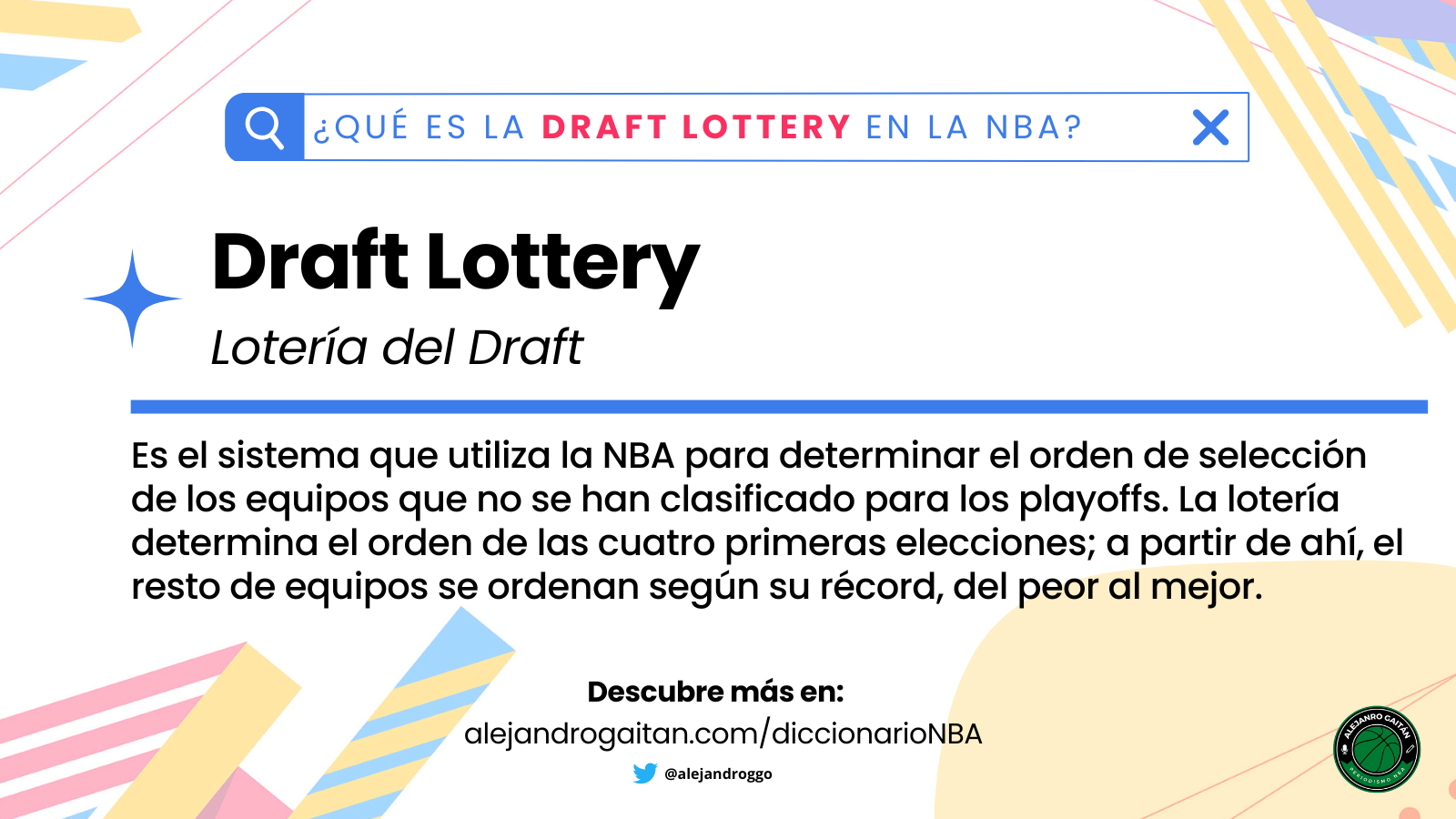 ¿Qué es la Draft Lottery en la NBA? — Diccionario NBA