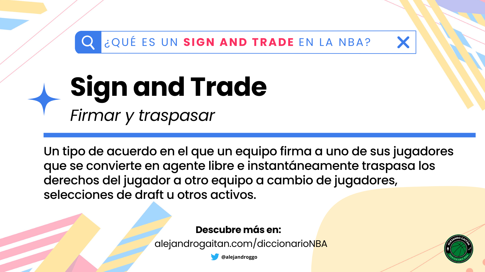 ¿Qué es un sign and trade en la NBA? — Diccionario NBA
